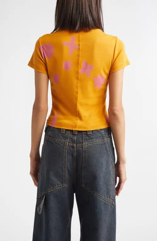 Eckhaus Latta Lapped Baby Tee