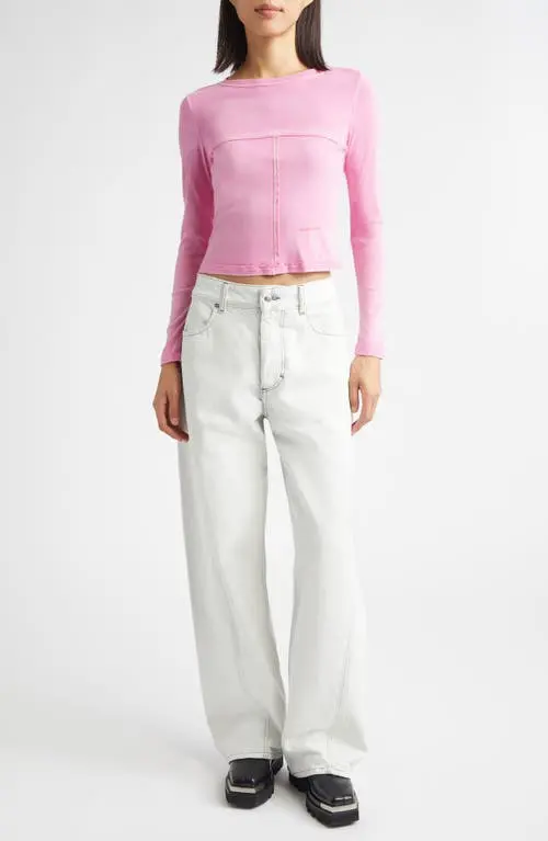 Eckhaus Latta Lapped Long Sleeve T-shirt