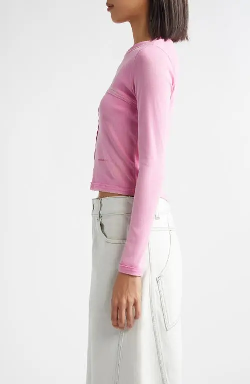 Eckhaus Latta Lapped Long Sleeve T-shirt