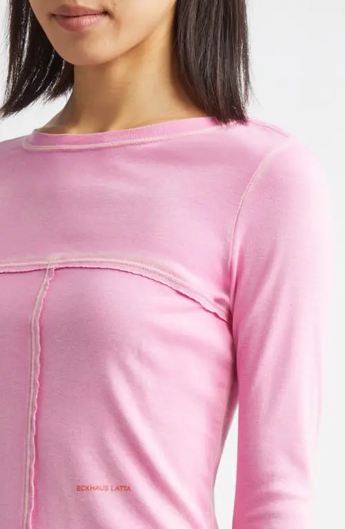 Eckhaus Latta Lapped Long Sleeve T-shirt