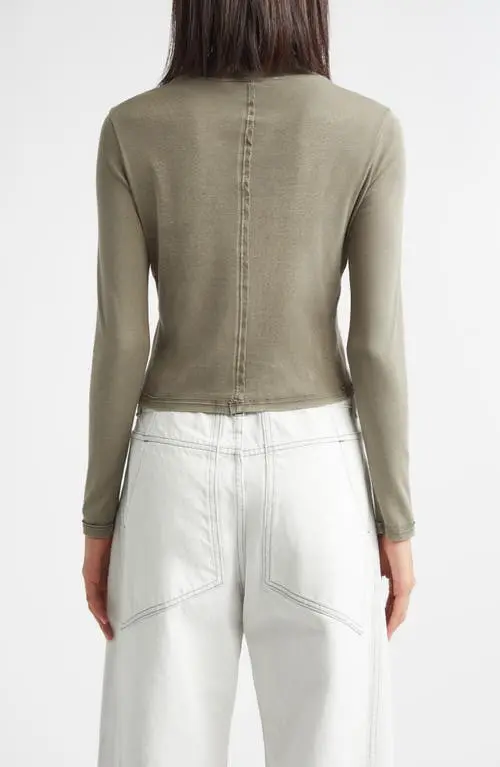 Eckhaus Latta Lapped Appliqué Baby Tee