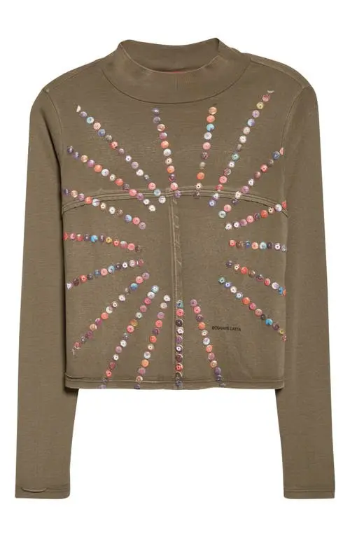 Eckhaus Latta Lapped Appliqué Baby Tee