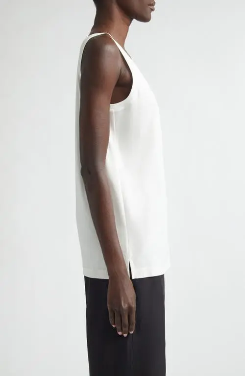 Lafayette 148 New York Cotton And Silk Jersey Tank