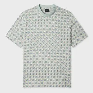 Paul Smith Geo Tile' Cotton-blend T-shirt - Multicolour