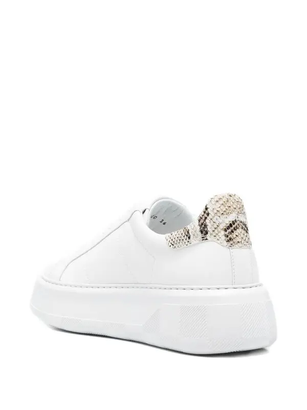 Woolrich Chunky Court Leather Sneakers - White