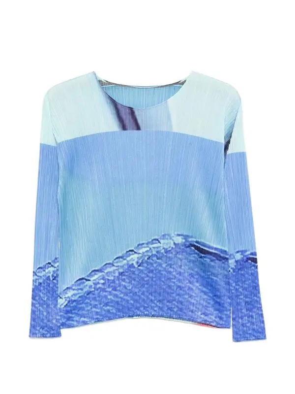 Issey Miyake Pleated Top