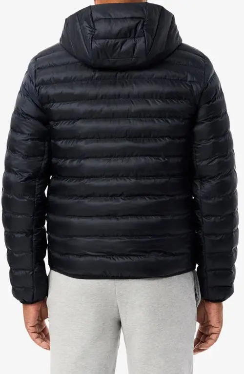 Lacoste Hooded Puffer Jacket - Hde Abysm