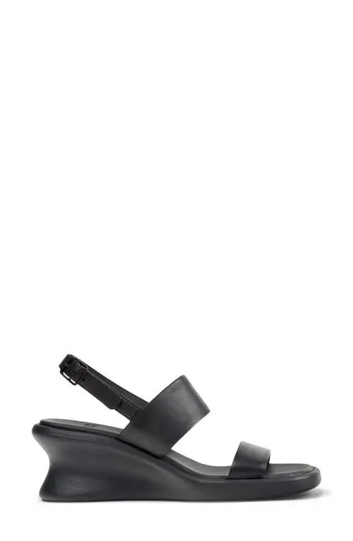 Camper Louise Slingback Wedge Sandals - Black