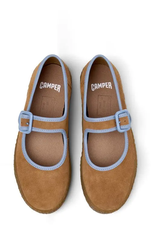 Camper Peu Terreno Mary Jane Flat - Medium Brown