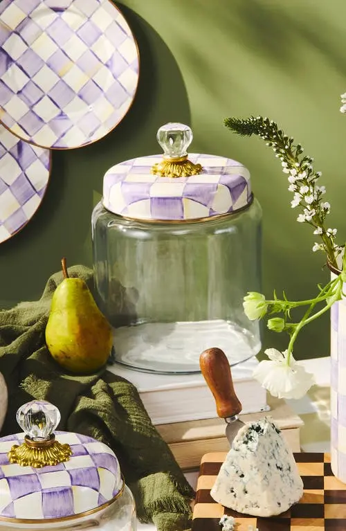 MACKENZIE-CHILDS Check Medium Kitchen Canister