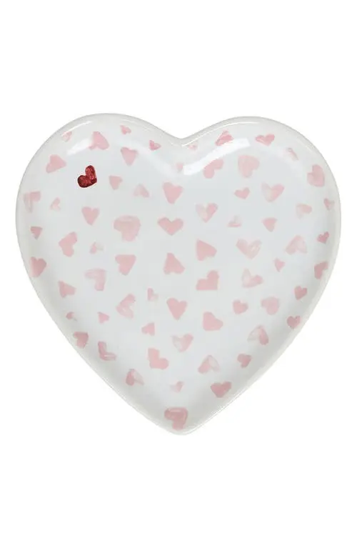 JULISKA Love You More Ceramic Heart Tray - Pink