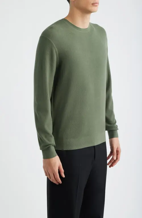 Theory Riland Crewneck Sweater - Light Ivy