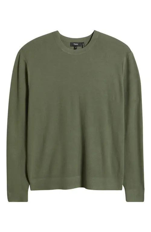 Theory Riland Crewneck Sweater - Light Ivy