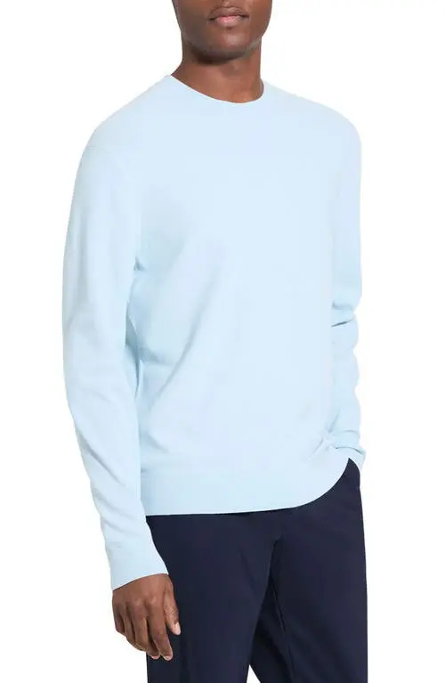 Theory Riland Crewneck Sweater - Light Ocean Air