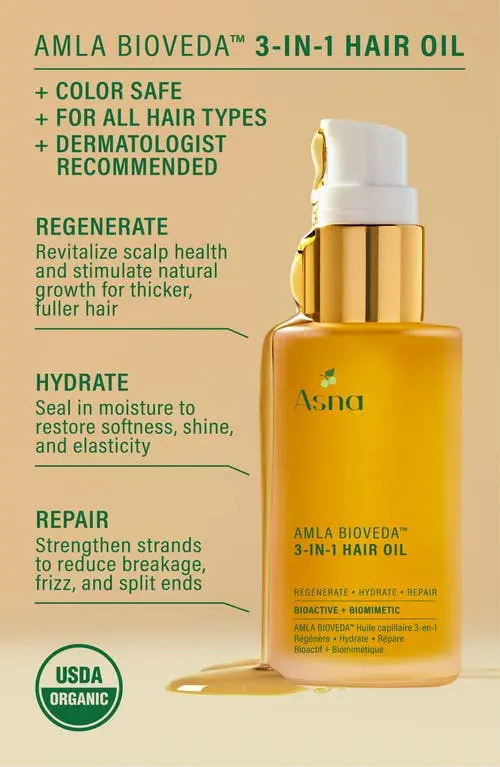 ASNA Amla Bioveda 3-in-1 Hair Oil