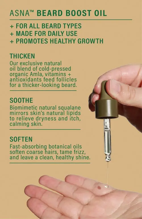 ASNA Beard Oil And 3-in-1 Hair Oil Set