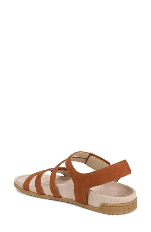 Vionic Essie Ankle Strap Sandal - Brandy