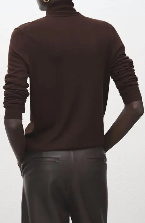 Mango Turtleneck Knit Sweater