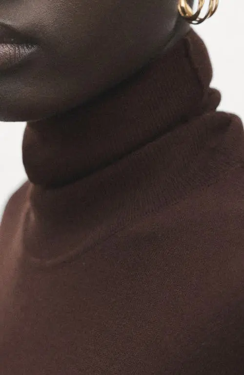 Mango Turtleneck Knit Sweater