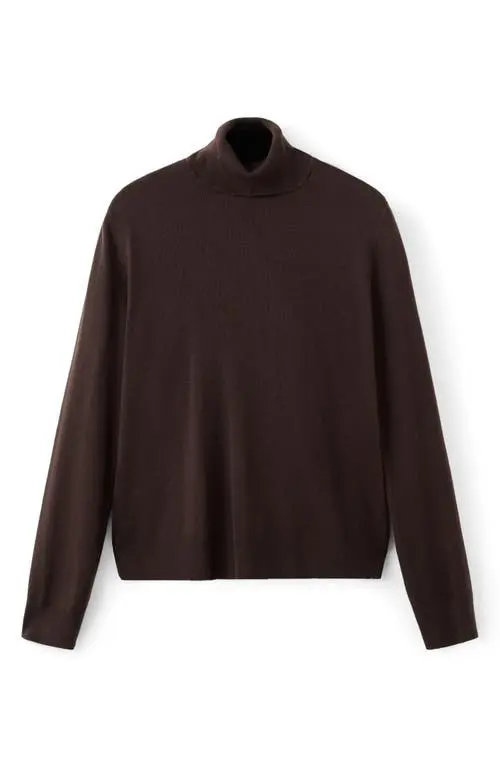 Mango Turtleneck Knit Sweater