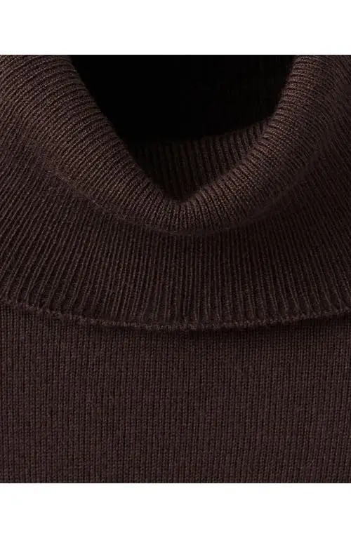 Mango Turtleneck Knit Sweater
