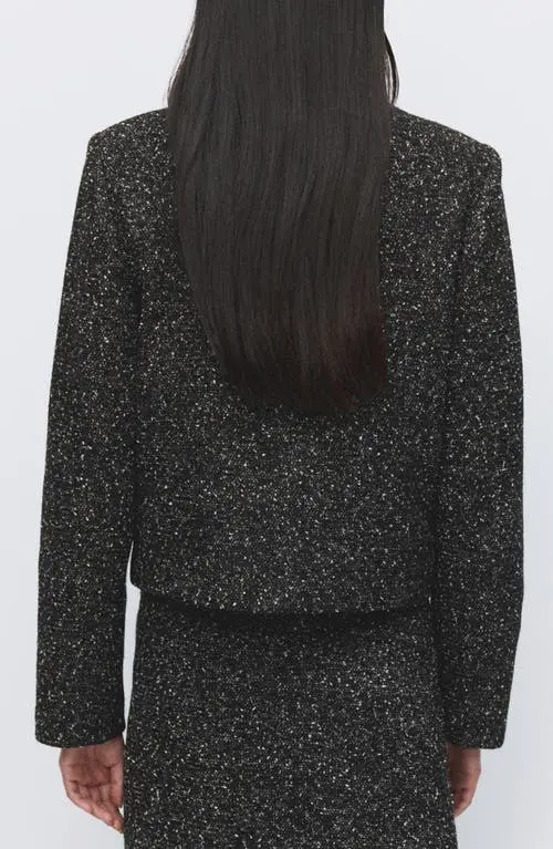Mango Fleck Knit Jacket