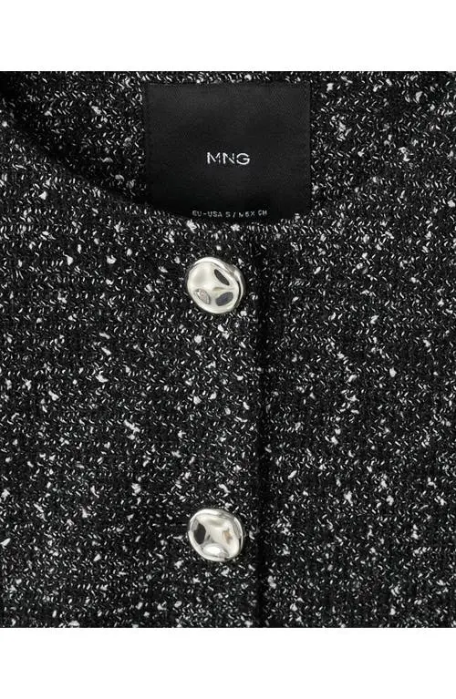 Mango Fleck Knit Jacket