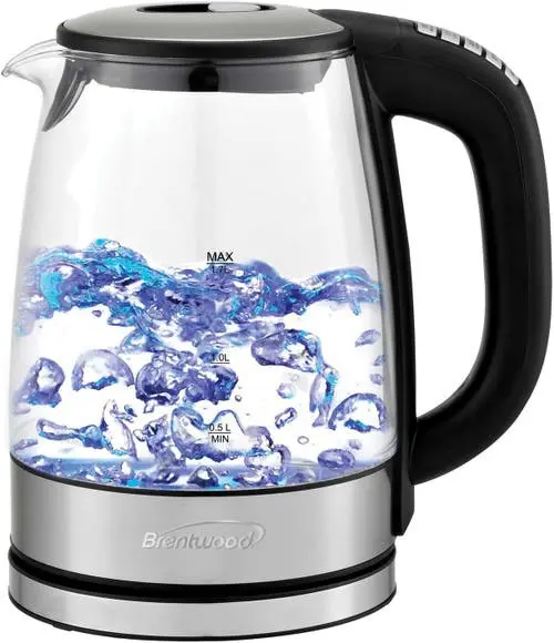 BRENTWOOD Cordless Electric Kettle - Stainless Steel