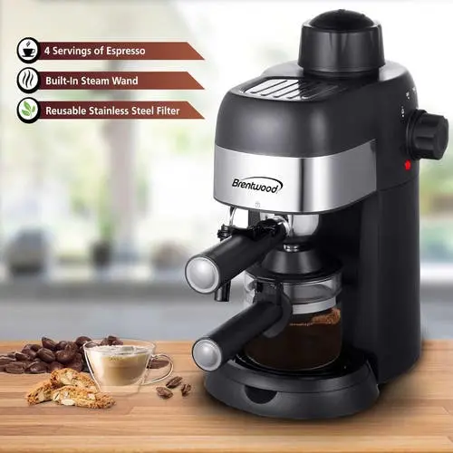 BRENTWOOD Espresso And Cappuccino Maker