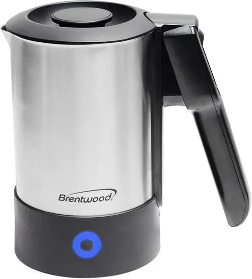 BRENTWOOD Electric Travel Kettle - Silver