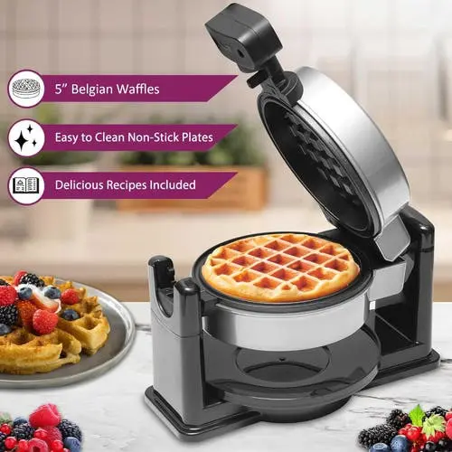 BRENTWOOD Electric Belgian Waffle Maker