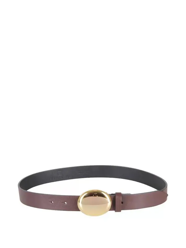 Federica Tosi Oval-buckle Belt - Brown