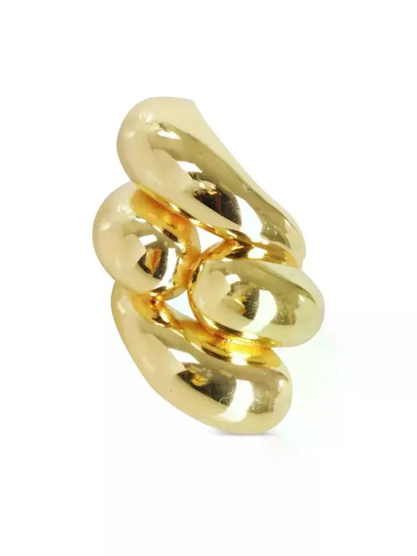 Federica Tosi Big Isa Curved Ring - Gold