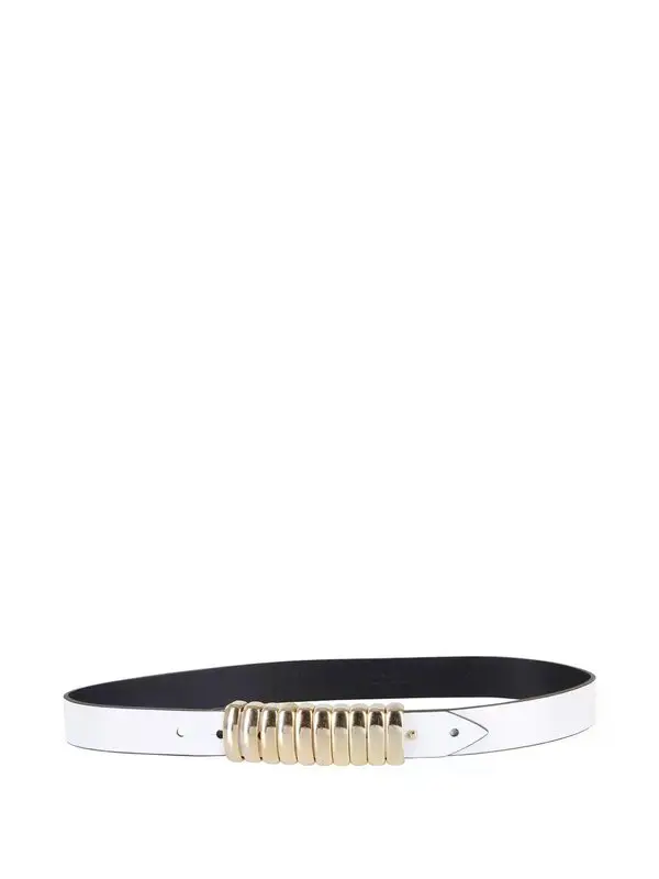 Federica Tosi Metallic-detail Belt - White