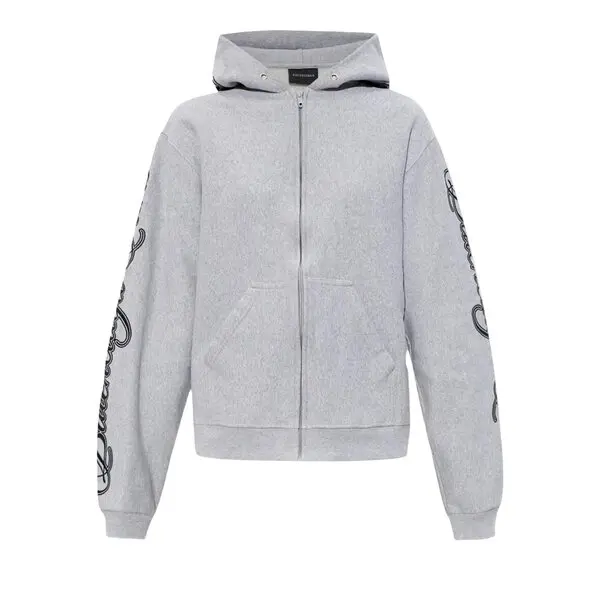 Balenciaga Standard Zip Hoodie - Grey
