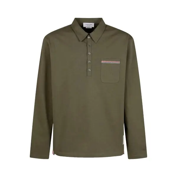 Thom Browne Oversized Long-sleeve Polo