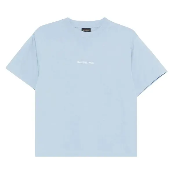 Balenciaga Medium Fit T-shirt - Blue