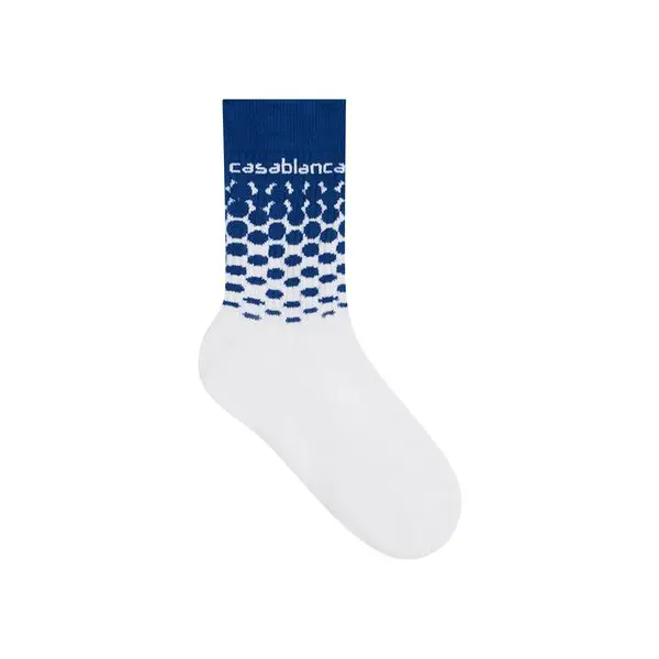 Casablanca Beyond Destiny Halftone Socks - White