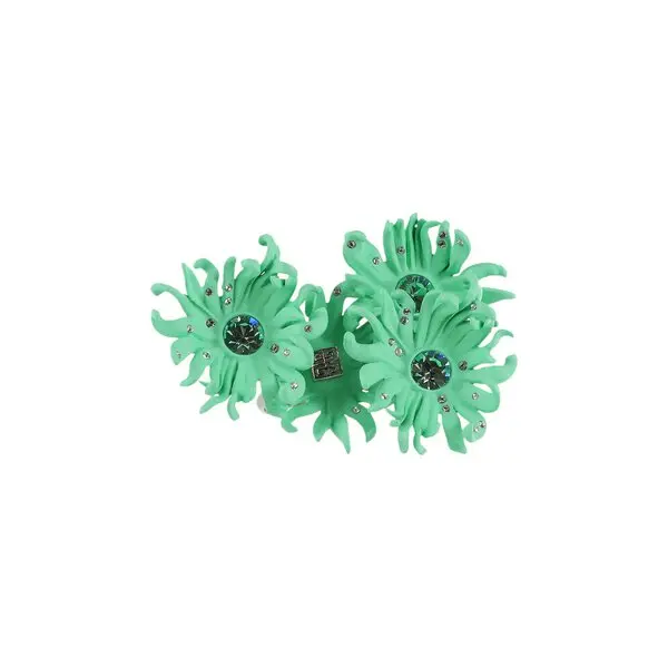 Givenchy Daisy Double Finger Ring - Green