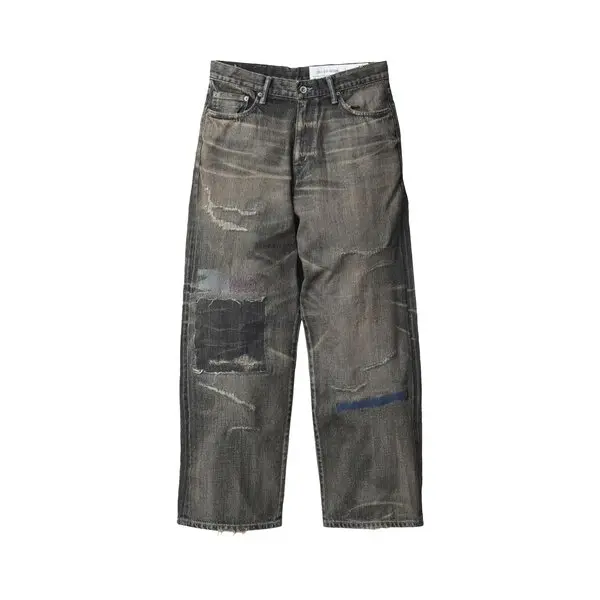 NEIGHBORHOOD Savage Denim Dp Wide Pants - Black