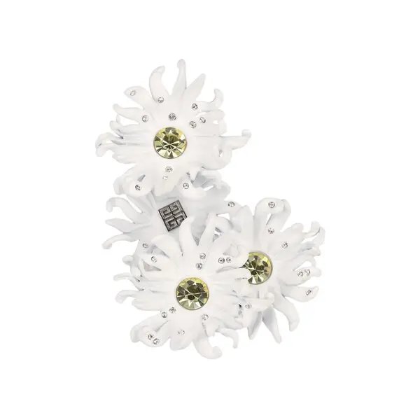 Givenchy Daisy Pendant Ear Crawler - White