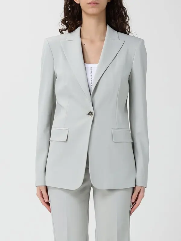 Pinko Single-breasted Viscose Blazer