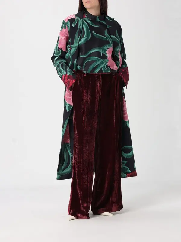 La DoubleJ Velvet Wide-leg Trousers