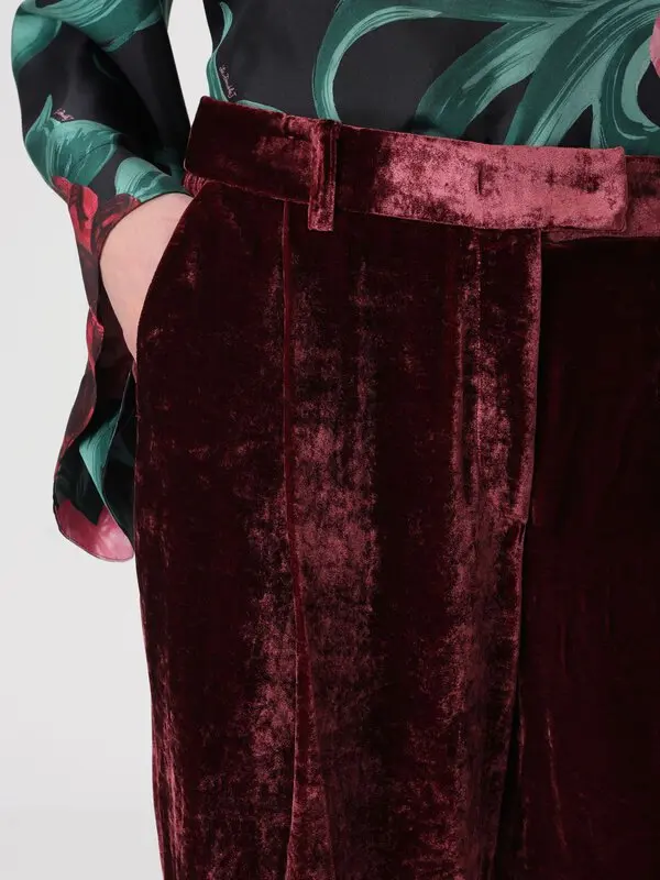 La DoubleJ Velvet Wide-leg Trousers