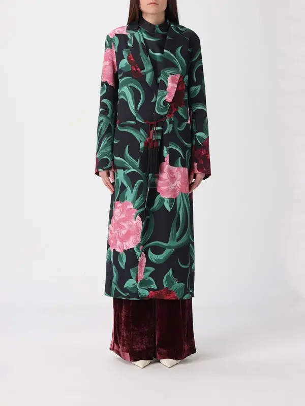 La DoubleJ Floral Print Long Coat