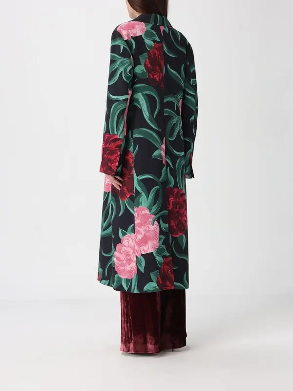 La DoubleJ Floral Print Long Coat