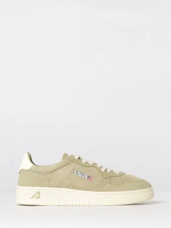 AUTRY Suede Sneakers With Logo Detail - Grey