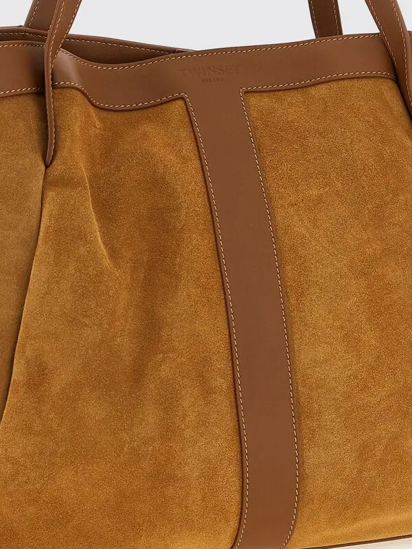 TWINSET Suede Tote Bag
