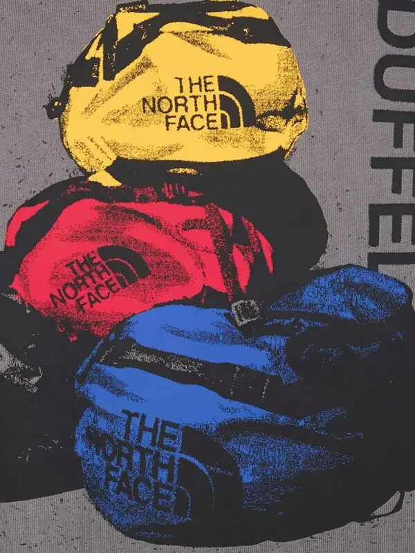The North Face Cotton T-shirt With Logo Print - Grey