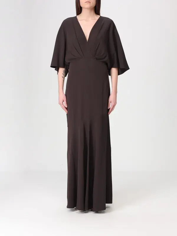 Agnona Maxi Dress - Brown